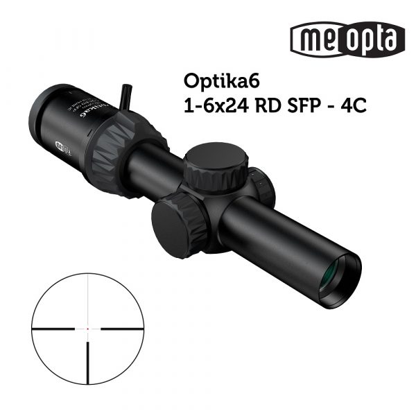 Meopta - Visor MeoPro Optika6 - 1-6x24 SFP - RD 4C - ARMERIA CALATAYUD